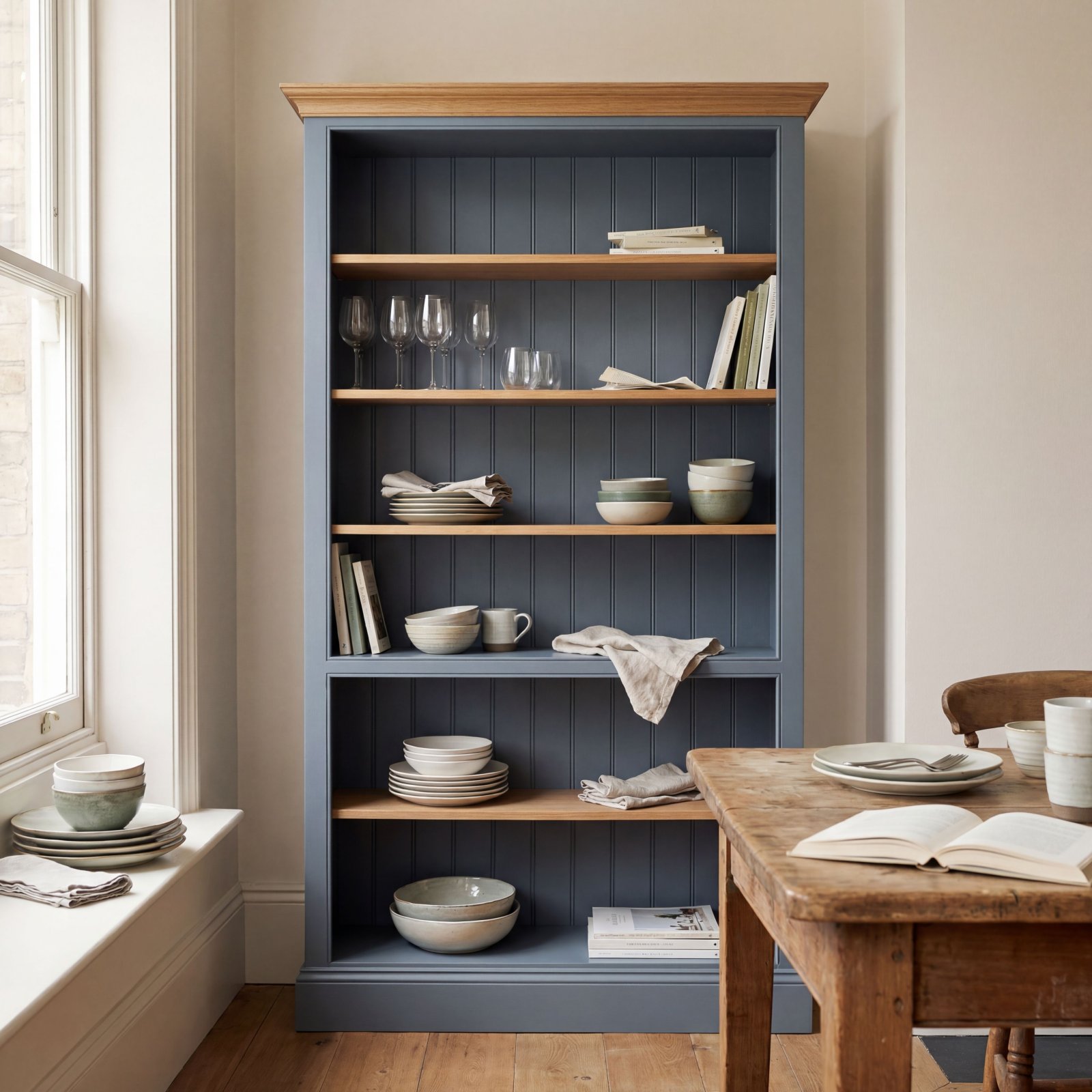 Tall Wide Bookcase 92cm & 122cm | Made to Order | Painted Furniture Co